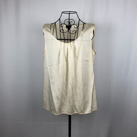 Talbots | Tops | Talbots Cream Silk Blend Tank Top 4p | Poshmark
